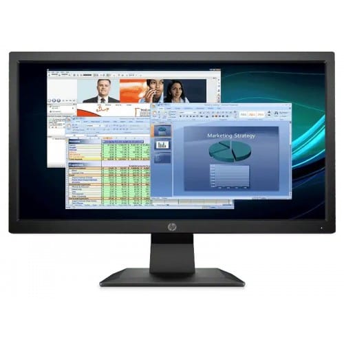 HP P204v 19.5 Inch HD LED Monitor (HDMI, VGA) - Universe Technology